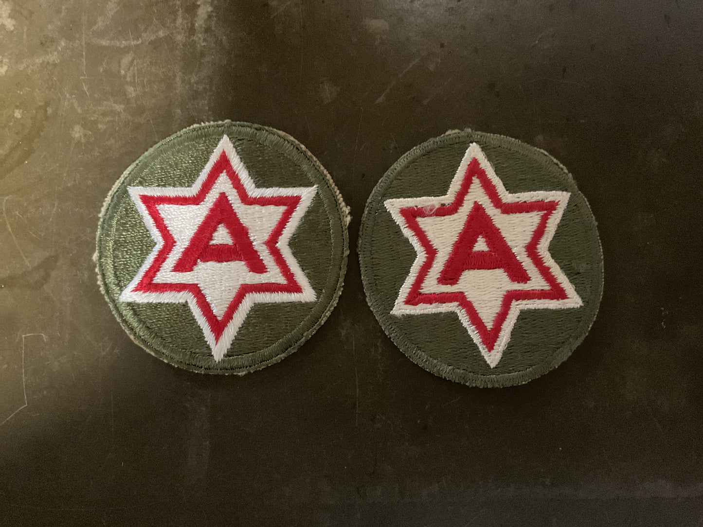 U.S. Army Subdued Shoulder Patch OD Green Vietnam Era SSI - Set of 2 ...