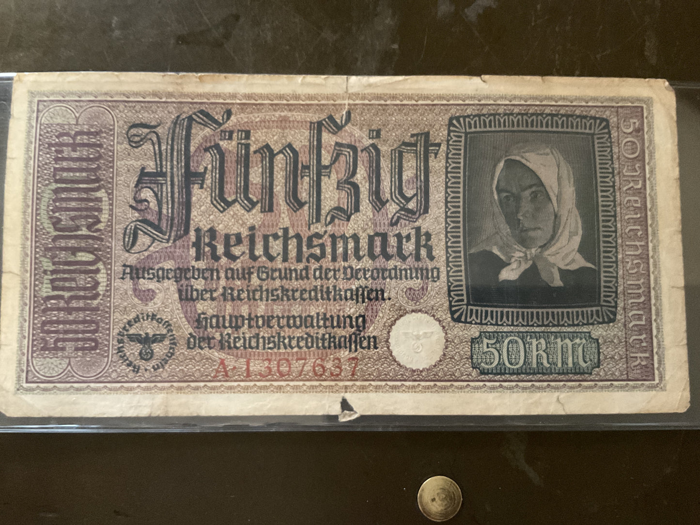 WWII German 50 Reichsmark Banknote-Third Reich – Whiskey Rebellion Antiques