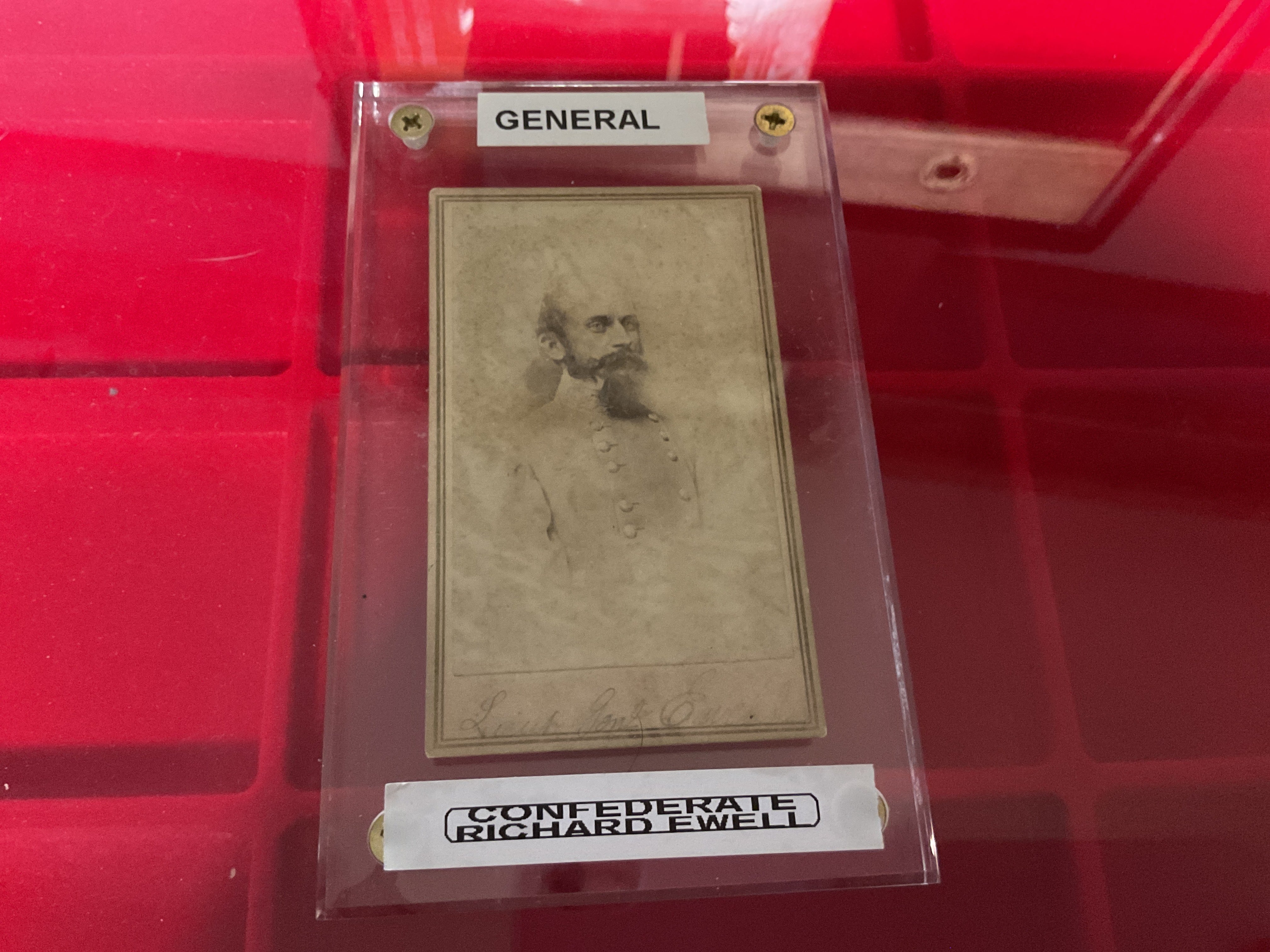 Confederate General Richard Ewell (CDV) Civil War Era – Whiskey ...
