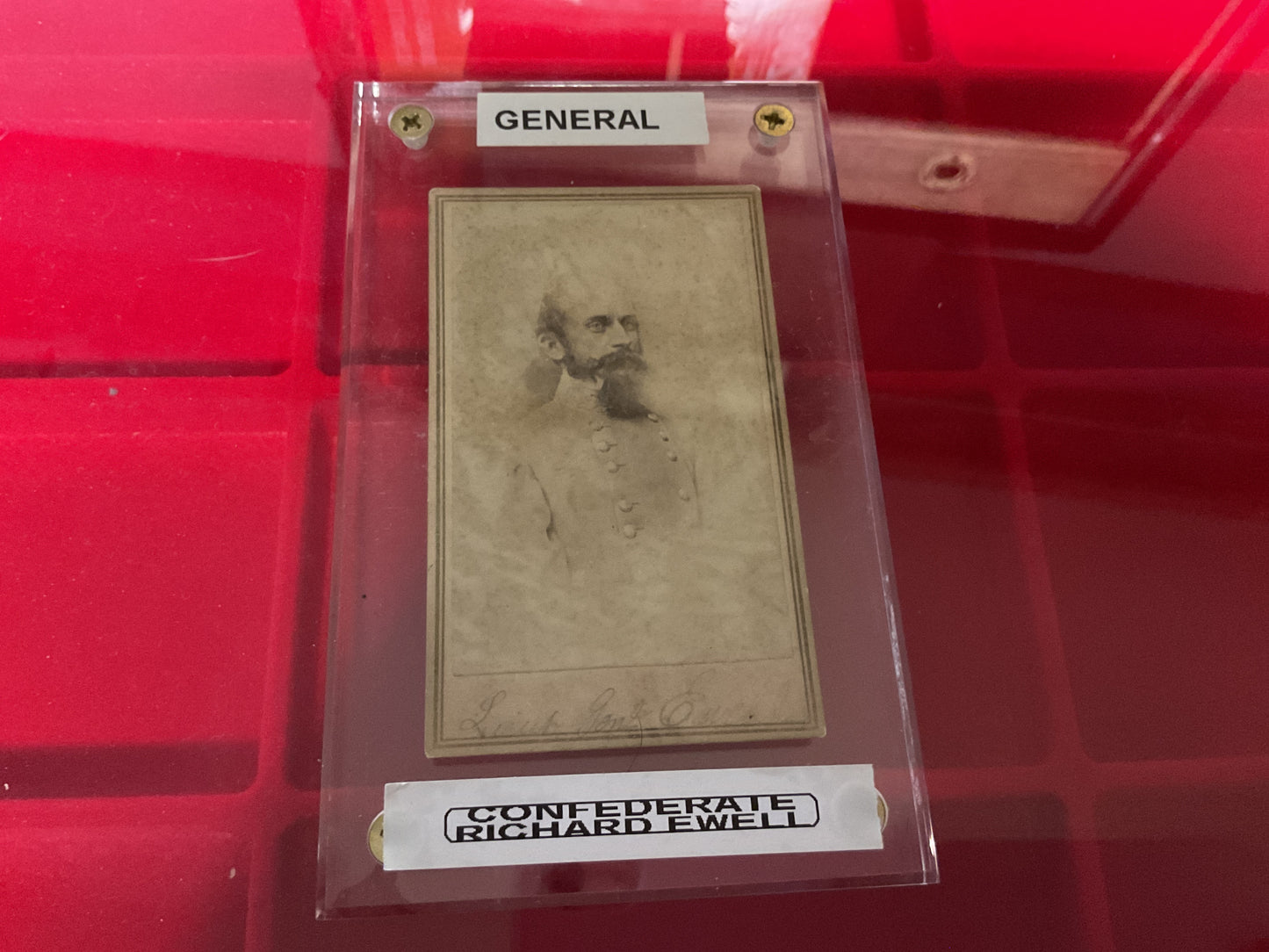 Confederate General Richard Ewell (CDV) Civil War Era – Whiskey ...
