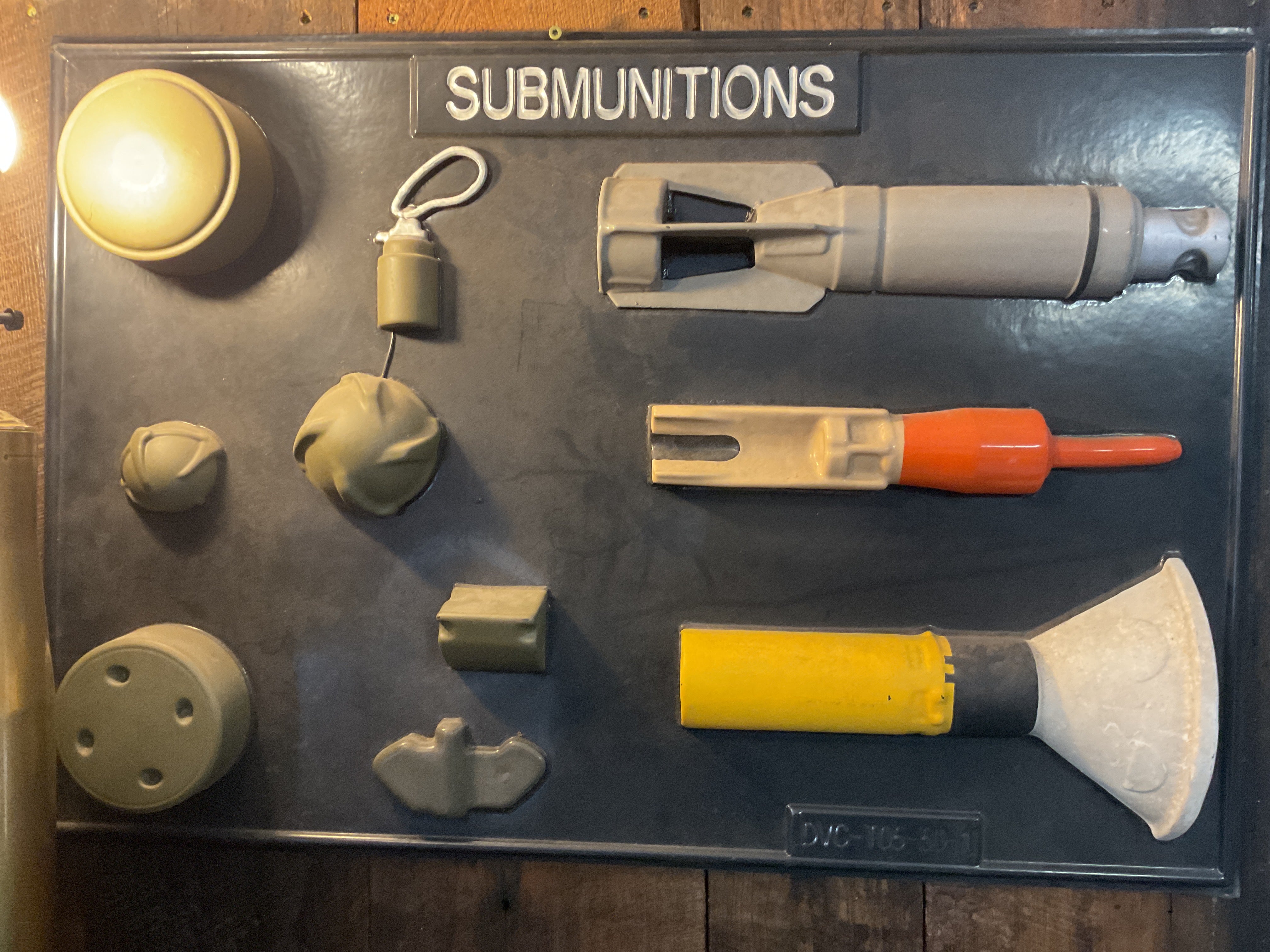U.S. Military Submunitions Training Board – Whiskey Rebellion Antiques