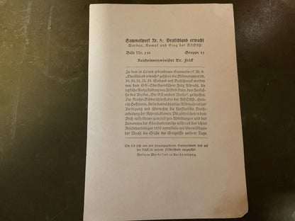 Original German third Reich Propaganda Photo & Text Leaf-1933 – Whiskey ...
