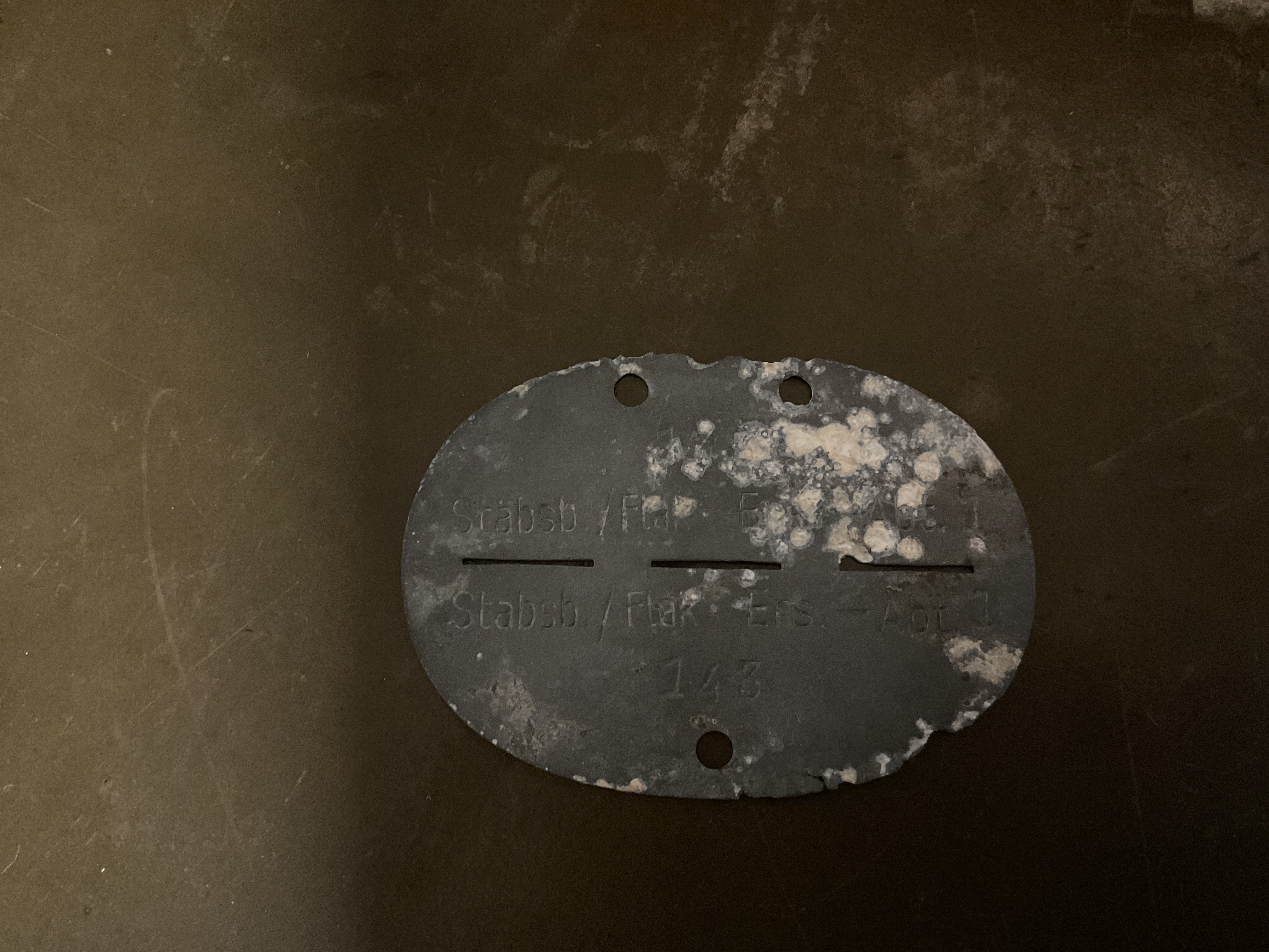 WWII German Dog Tag Wartime Issue – Whiskey Rebellion Antiques